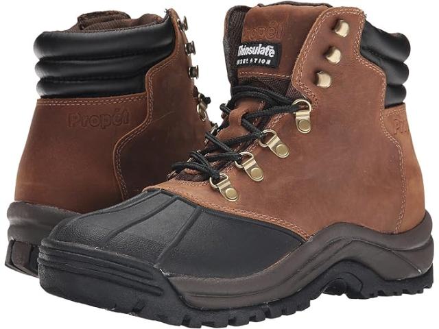 (取寄) プロペット メンズ ブリザード ミッド レース Propet men Propet Blizzard Mid Lace Brown/Black