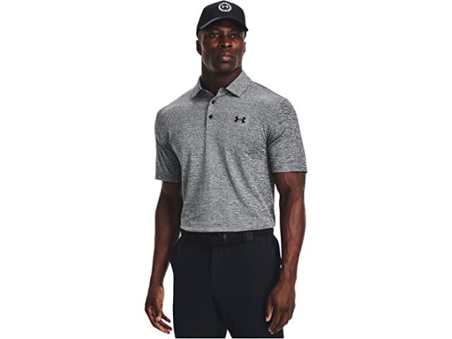 (取寄) アンダーアーマー ゴルフ メンズ プレイオフ ポロ 3.0 Under Armour Golf men Under Armour Golf Playoff Polo 3.0 Black/White/Black
