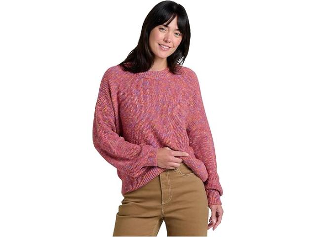 (取寄) トードアンドコー レディース クルー セーター Toad&Co women Twigtree Crew Sweater Flamingo