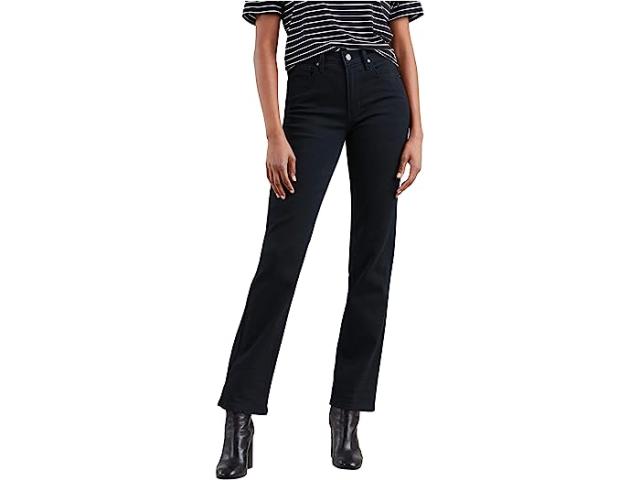 (取寄) リーバイス ウィメンズ レディース 724 ハイライズ ストレート Levi's Womens women Levi's Womens 724 High-Rise Straight Soft Black