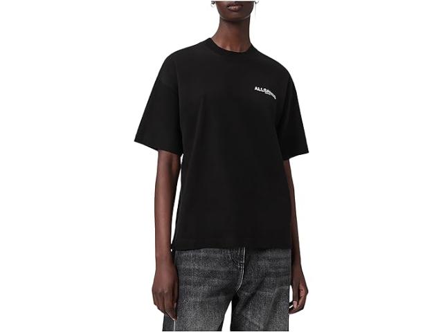 (取寄) オールセインツ レディース アニア エッタ ティー AllSaints women Ania Etta Tee Black