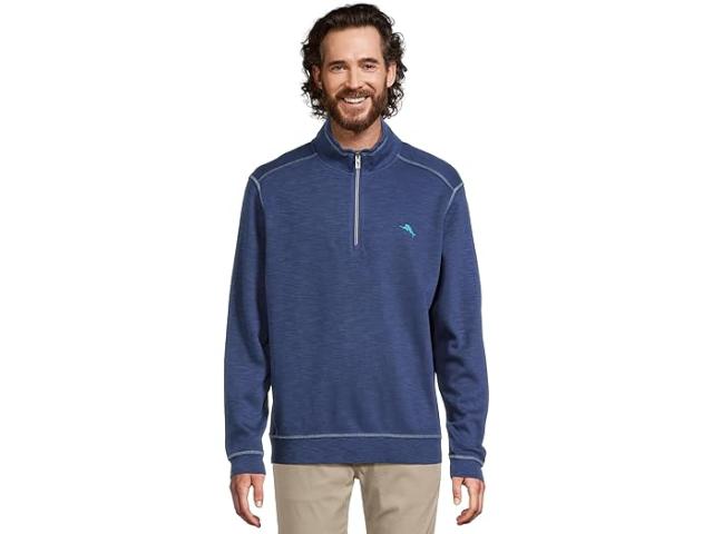 (取寄) トミーバハマ メンズ トバゴ ベイ ハーフ ジップ  Bahama men Tobago Bay Half Zip  Navy