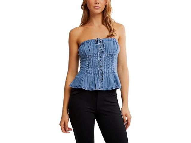 (取寄) フリーピープル レディース デニム ウィンク ウィンク チューブ Free People women Denim Wink Wink Tube Medium Wash