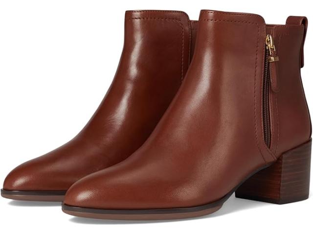 (取寄) コールハーン レディース ヘイズリー アンクル ブーティ Cole Haan women Haisley Ankle Bootie Dark Cuoio Leather