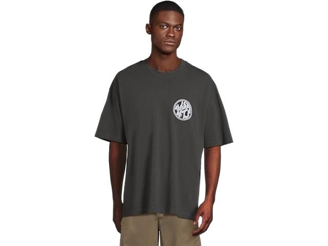 (取寄) オールセインツ メンズ ディストーション ショート スリーブ クルー AllSaints men Distortion Short Sleeve Crew Washed Black/Blue