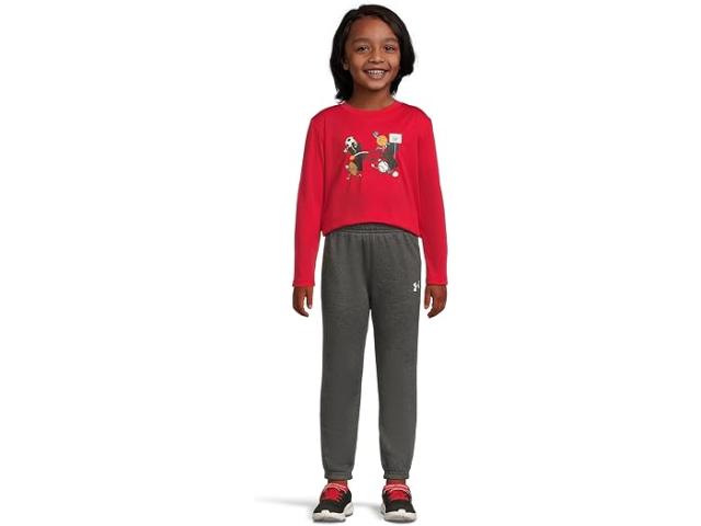 (取寄) アンダーアーマー キッズ メンズ マルチ スポーツ ロゴ Ls セット Under Armour Kids men Multi Sport Logo Ls Set Red