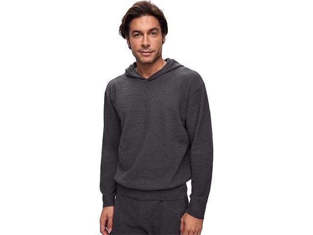 (取寄) エバージェイ メンズ リサイクル ブークル ブーディ Eberjey men Recycled Boucle Hoodie Graphite