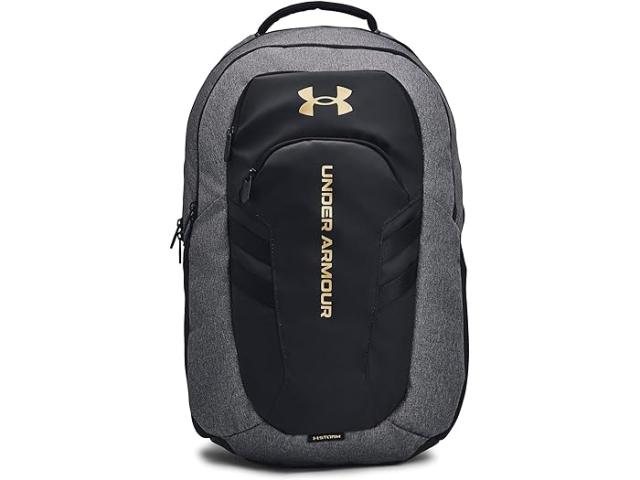 (取寄) アンダーアーマー ハッスル 6.0 プロ バックパック Under Armour Hustle 6.0 Pro Backpack Black Full Heather/Black/Black