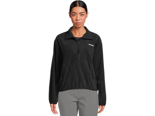 (取寄) コロンビア レディース セコイア 1/2 ジップ フリース Columbia women Sequoia Grove 1/2 Zip Fleece Black 1