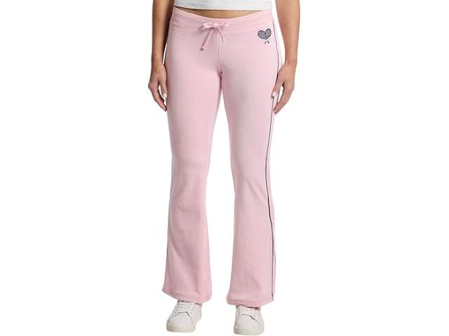(取寄) ジューシークチュール レディース ヘリテージ ロウ ライズ トラック パンツ ウィズ サイド ストライプ Juicy Couture women Heritage Low Rise Track Pants With Side Stripe Whisper Pink