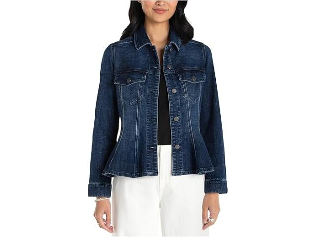 (取寄) リバプールロサンゼルス レディース フィット アンド フレア デニム トラッカー ジャケット Liverpool Los Angeles women Fit And Flare Denim Trucker Jacket Delacey