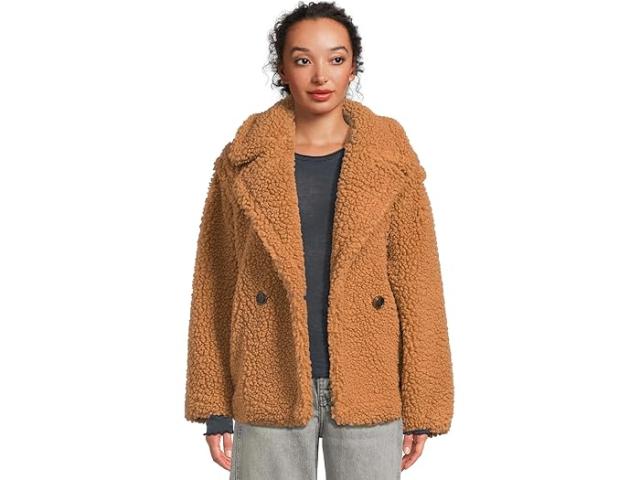 (取寄) アグ レディース ガートルード ショート テディ コート UGG women Gertrude Short Teddy Coat Chestnut