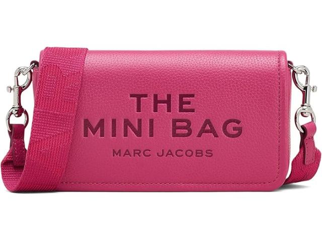 (取寄) マークジェイコブス レディース ザ レザー ミニ バッグ Marc Jacobs women The Leather Mini Bag Raspberry Pink
