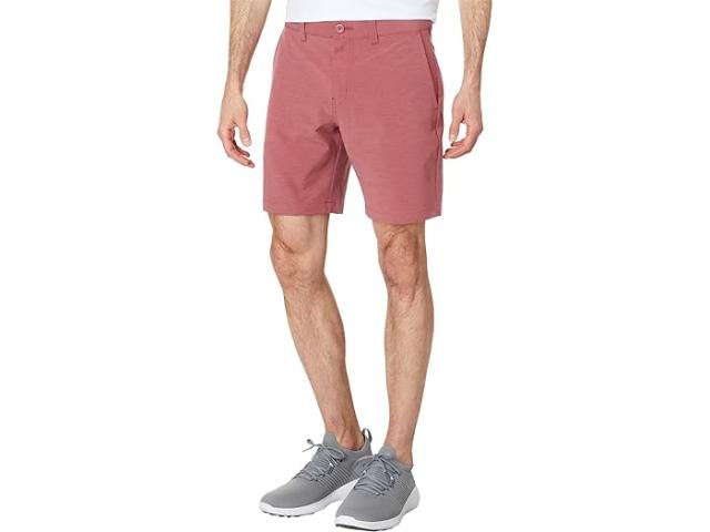 (取寄) トラヴィスマシュー メンズ テック チノ ショーツ TravisMathew men Tech Chino Shorts Heather Roan Rouge
