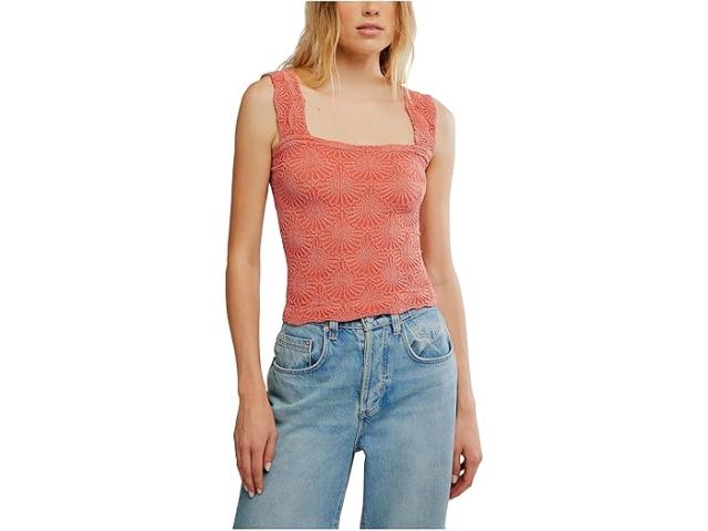 (取寄) フリーピープル レディース クリーン スレート タンク Free People women Clean Slate Tank Rose Sienna