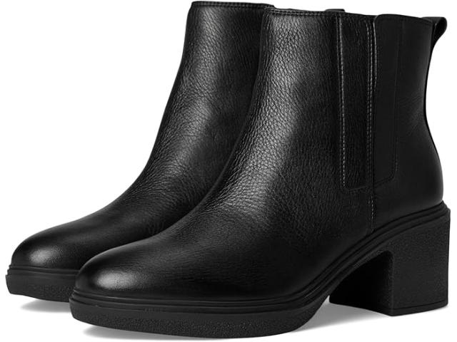 (取寄) バイオニック レディース サバンナ チェルシー ショート ブーツ VIONIC women Savannah Chelsea Short Boots Black Tumbled Leather