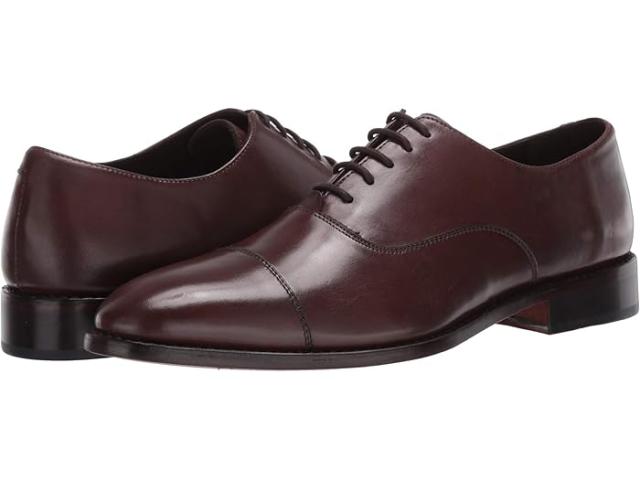 (取寄) アンソニーヴィア メンズ クリントン キャップ トゥ オックスフォード Anthony Veer men Clinton Cap Toe Oxford Chocolate Brown