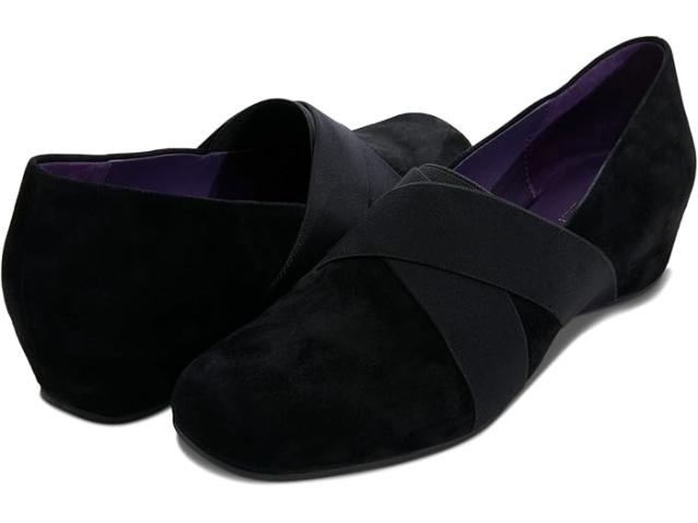 (取寄) ヴァネリ レディース  Vaneli women Maiya Black Suede