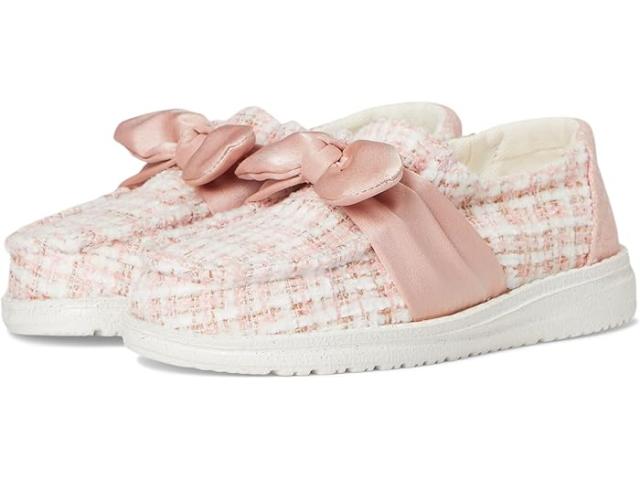 (取寄) ヘイデュードキッズ レディース ウェンディ ボウ ツイード (トドラー) Hey Dude Kids women Wendy Bow Tweed (Toddler) Pale Pink