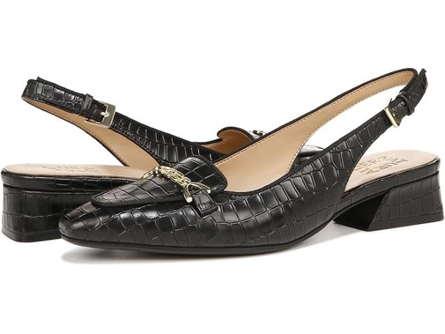 (取寄) ナチュラライザー レディース リンジー Naturalizer women Lindsey Black Croc Leather