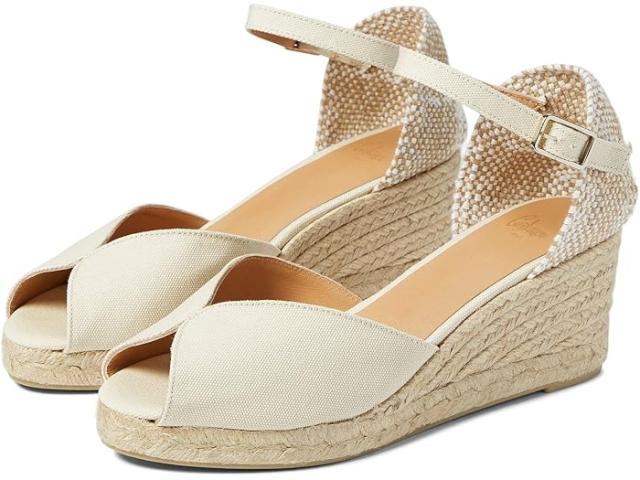 (取寄) カスタニエール レディース ビアンカ 60 ウム ウェッジ エスパドリーユ CASTANER women CASTANER Bianca 60 mm Wedge Espadrille Ivory