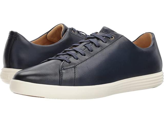 (取寄) コールハーン メンズ グランド クロスコート リ Cole Haan men Cole Haan Grand Crosscourt II Navy Leather Burnish
