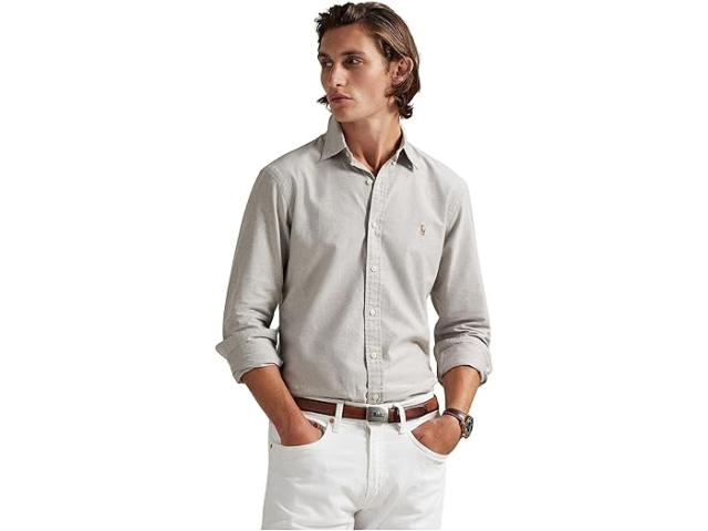 (取寄) ラルフローレン メンズ ザ アイコニック オックスフォード シャツ Polo Ralph Lauren men The Iconic Oxford Shirt Pale Russet