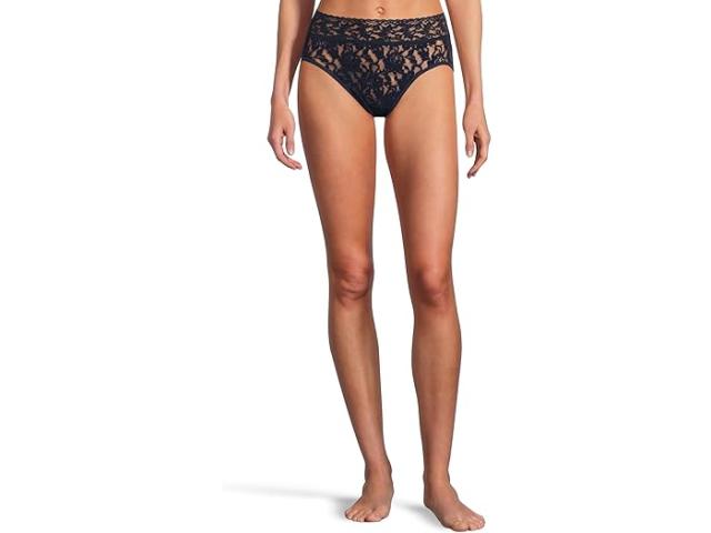 (取寄) ハンキー パンキー レディース シグニチャー レース フレンチ ブリーフ Hanky Panky women Signature Lace French Brief Navy