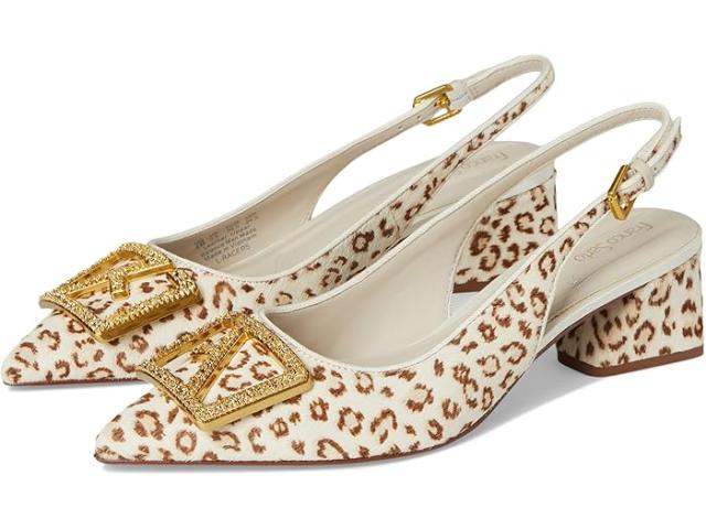(取寄) フランコ サルト レディース レーザー 5 クリーム ホワイト レオパード 12 ワイド Franco Sarto women Racer 5 Cream White Leopard 12 Wide Cream White Leopard