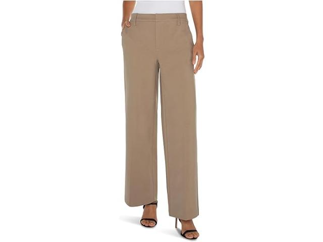 (取寄) リバプールロサンゼルス レディース ケルシー ミッドライズ ワイド レッグ トラウザーズ Liverpool Los Angeles women Kelsey Mid-rise Wide Leg Trousers Palo Santo