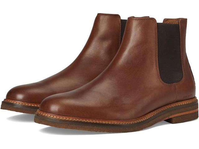 (取寄) ジョンストン&マーフィー メンズ カルダー チェルシー ブーツ Johnston & Murphy men Calder Chelsea Boots Mahogany Full Grain