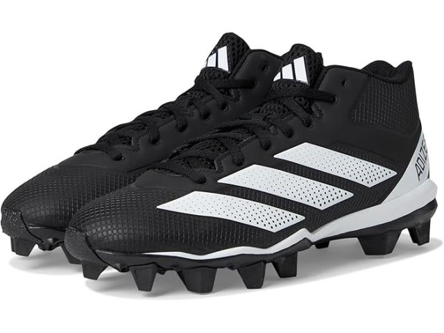 (取寄) アディダス メンズ アディゼロ モールデッド ラバー フットボール クリーツ adidas men Adizero Impact.2 Molded Rubber Football Cleats Black/White/Black