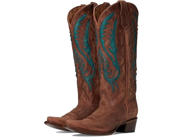 (取寄) コーラル ブーツ レディース  Corral Boots women L6216 Shedron/Turquoise