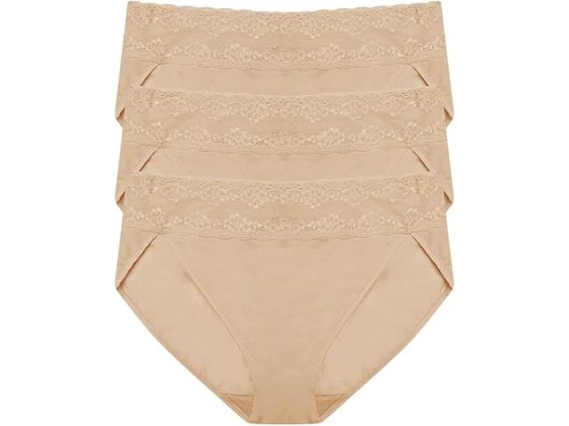 (取寄) ナトリ レディース ブリス パーフェクション ワン サイズ フレンチ ビキニ 3-パック Natori women Bliss Perfection One Size French Bikini 3-pack Cafe