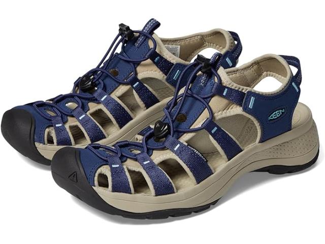(取寄) キーン レディース アストリア ウェスト サンダル KEEN women KEEN Astoria West Sandal Naval Academy/Reef Waters