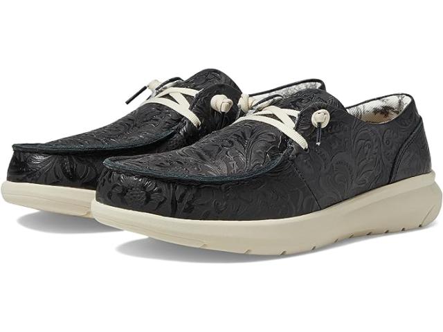 (取寄) アリアット レディース ヒロ Ariat women Ariat Hilo Black Floral Emboss