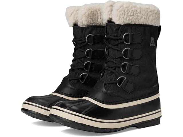 (取寄) ソレル レディース ウィンター カーニバル ウォータープルーフ SOREL women Winter Carnival Waterproof Black/Stone