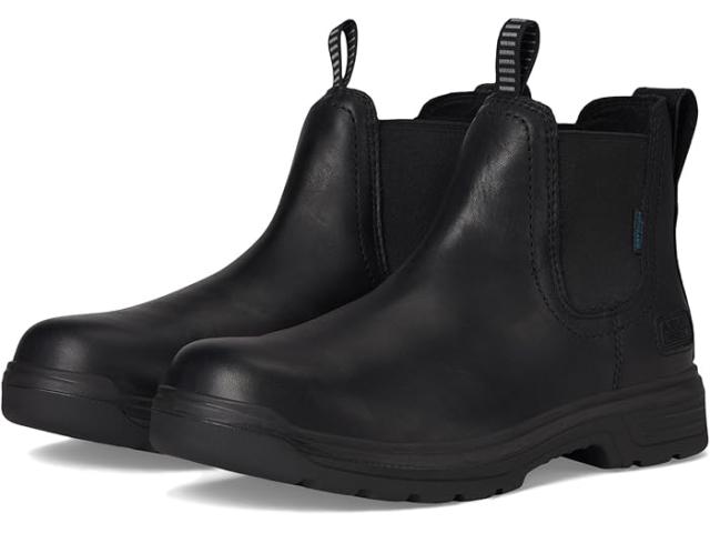 (取寄) アリアット メンズ ターボ チェルシー ウォータープルーフ ワーク ブーツ Ariat men Turbo Chelsea Waterproof Work Boots All Black