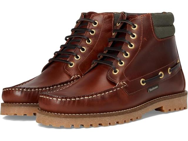 (取寄) バブアー メンズ ティラー モカシン ブーツ Barbour men Tiller Moccasin Boots Mahogany