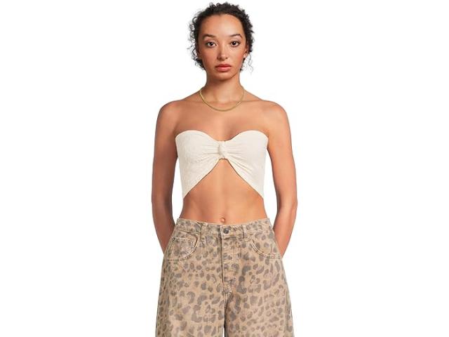 (取寄) フリーピープル レディース フローラル フリルズ ノッテッド ヘアバンド Free People women Free People Floral Frills Knotted Bandeau Tofu(1108)