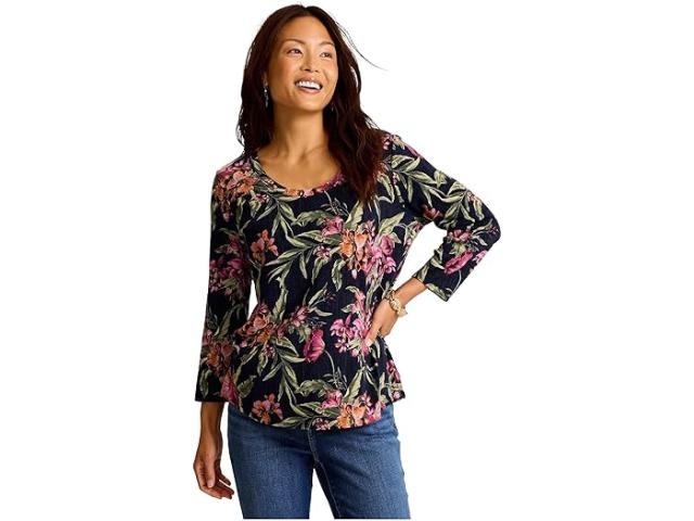 (取寄) トミーバハマ レディース アシュビー アイルズ オーキッド アイル ティー  Bahama women Ashby Isles Orchid Isle Tee Black