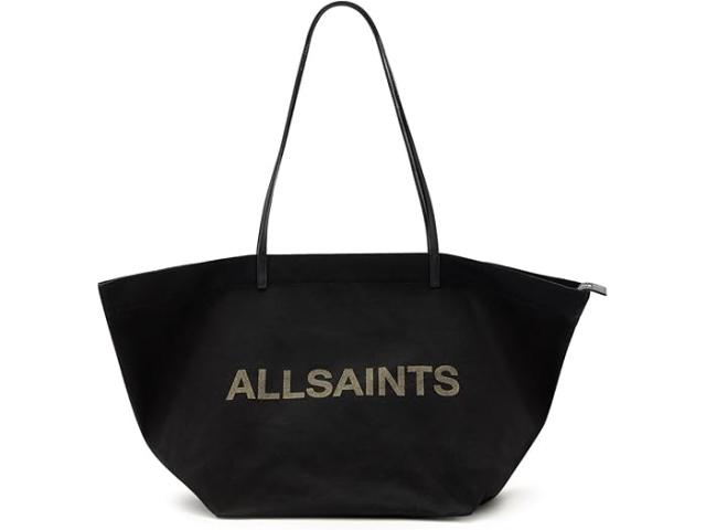 (取寄) オールセインツ レディース セラフィーナ キャンバス トート AllSaints women Serafina Canvas Tote Black