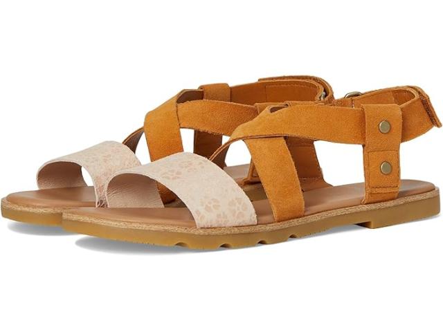 (取寄) ソレル レディース エラ 3 クリスクロス サンダル SOREL women Ella III Crisscross Sandals Pearlescent/Canyon Gold