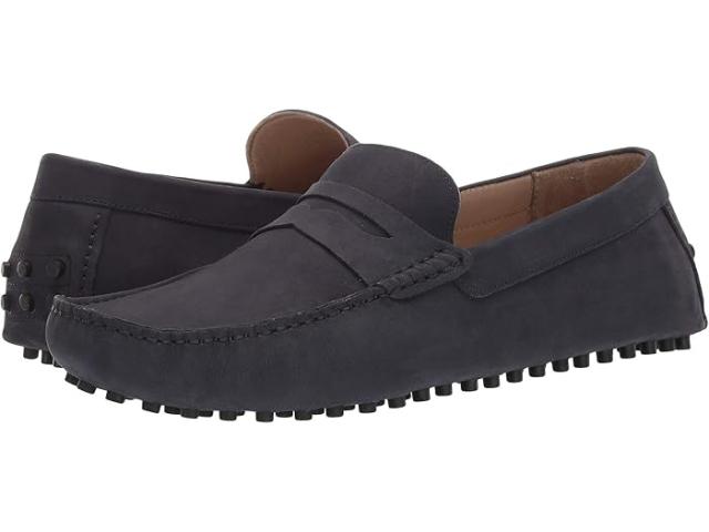 (取寄) カルロス バイ カルロスサンタナ メンズ リッチー ドライバ ローファー Carlos by Carlos Santana men Ritchie D Loafer Navy Calf Nubuck