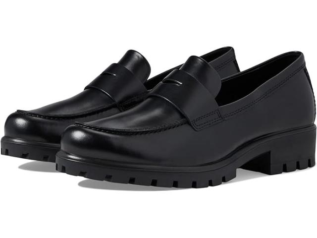 (取寄) エコー レディース モッドトレー ペニー ローファー ECCO women ECCO Modtray Penny Loafer Black Leather