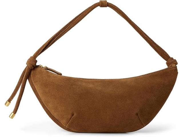 (取寄) メイドウェル レディース スエード ボロ ショルダー バッグ Madewell women Suede Bolo Shoulder Bag Aged Cognac