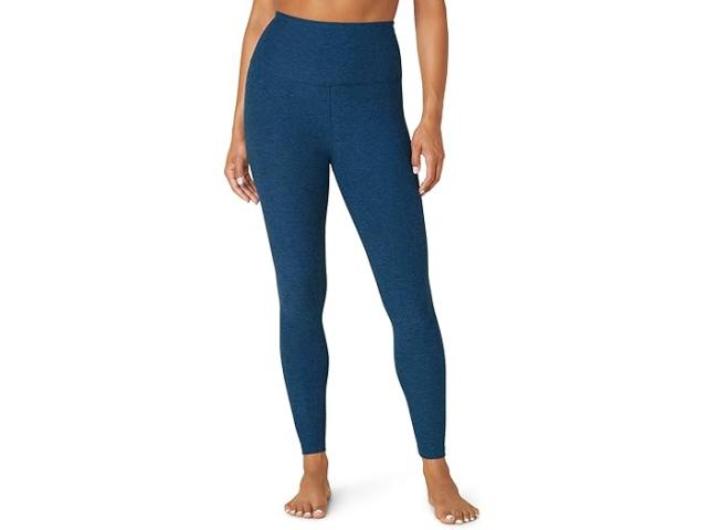 (取寄) ビヨンドヨガ レディース スペースダイ コート イン ザ ミディ ハイウエスト レギンス Beyond Yoga women Spacedye Caught In The Midi High-Waisted Legging Celestial Blue Heather