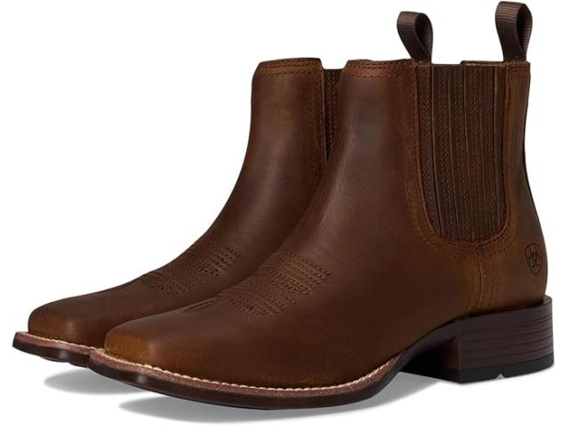 (取寄) アリアット レディース ブッカー チェルシー Ariat women Booker Chelsea Distressed Brown