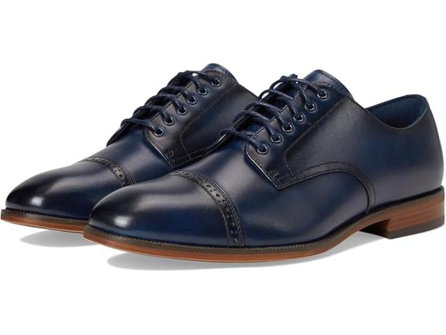 (取寄) ステイシー アダムス メンズ ウィリアム キャップ トゥ レースアップ Stacy Adams men William Cap Toe Lace-Up Navy