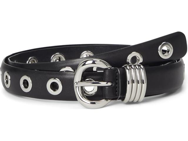 (取寄) メイドウェル レディース イネス アイレット ベルト Madewell women Inez Eyelet Belt True Black